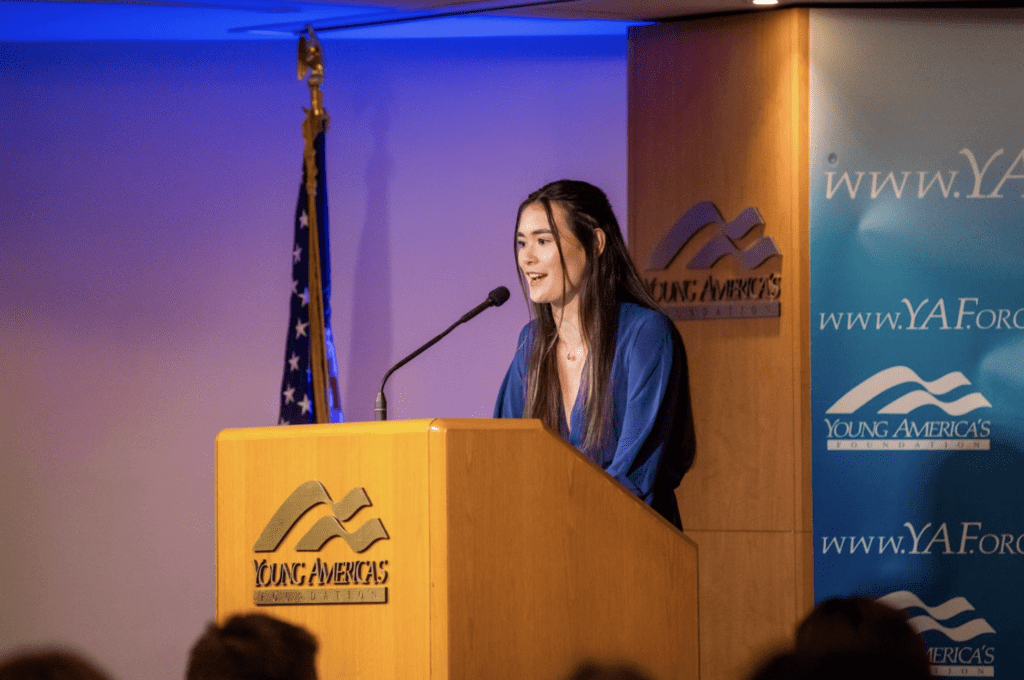 Paula Scanlan, Former Teammate of Lia Thomas, Joins YAF’s Campus ...