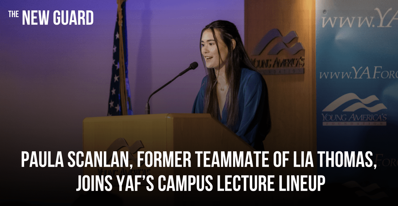 Paula Scanlan, Former Teammate of Lia Thomas, Joins YAF’s Campus ...
